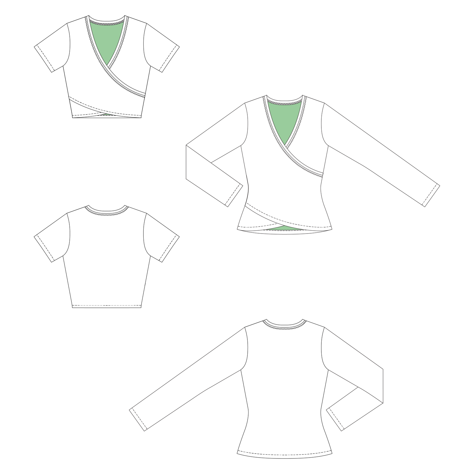 Ava Top Sewing Pattern by Michelle Design Company