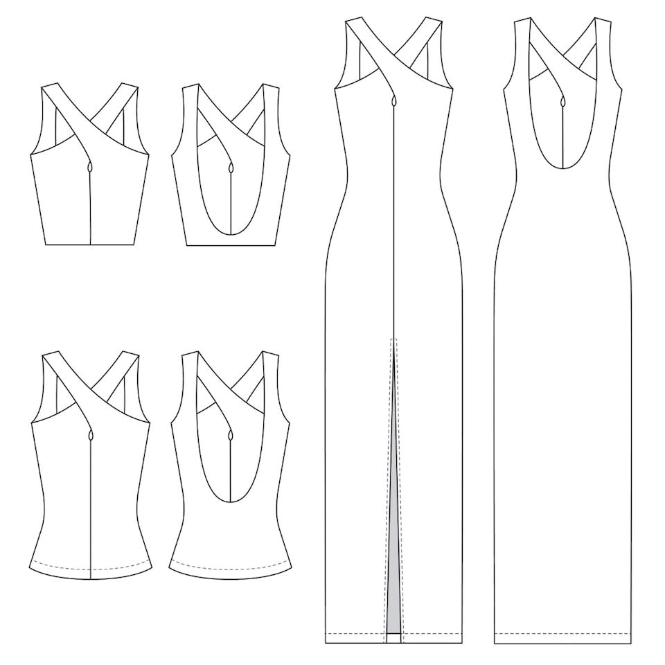 Ella Top and Dress Sewing Pattern by Michelle Design Company